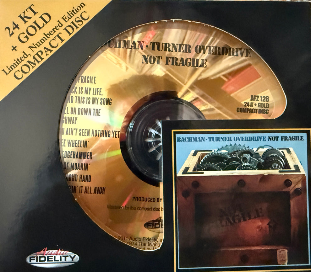 Bachman Turner Overdrive - Not Fragile (Audio Fidelity Gold CD) – Hi ...