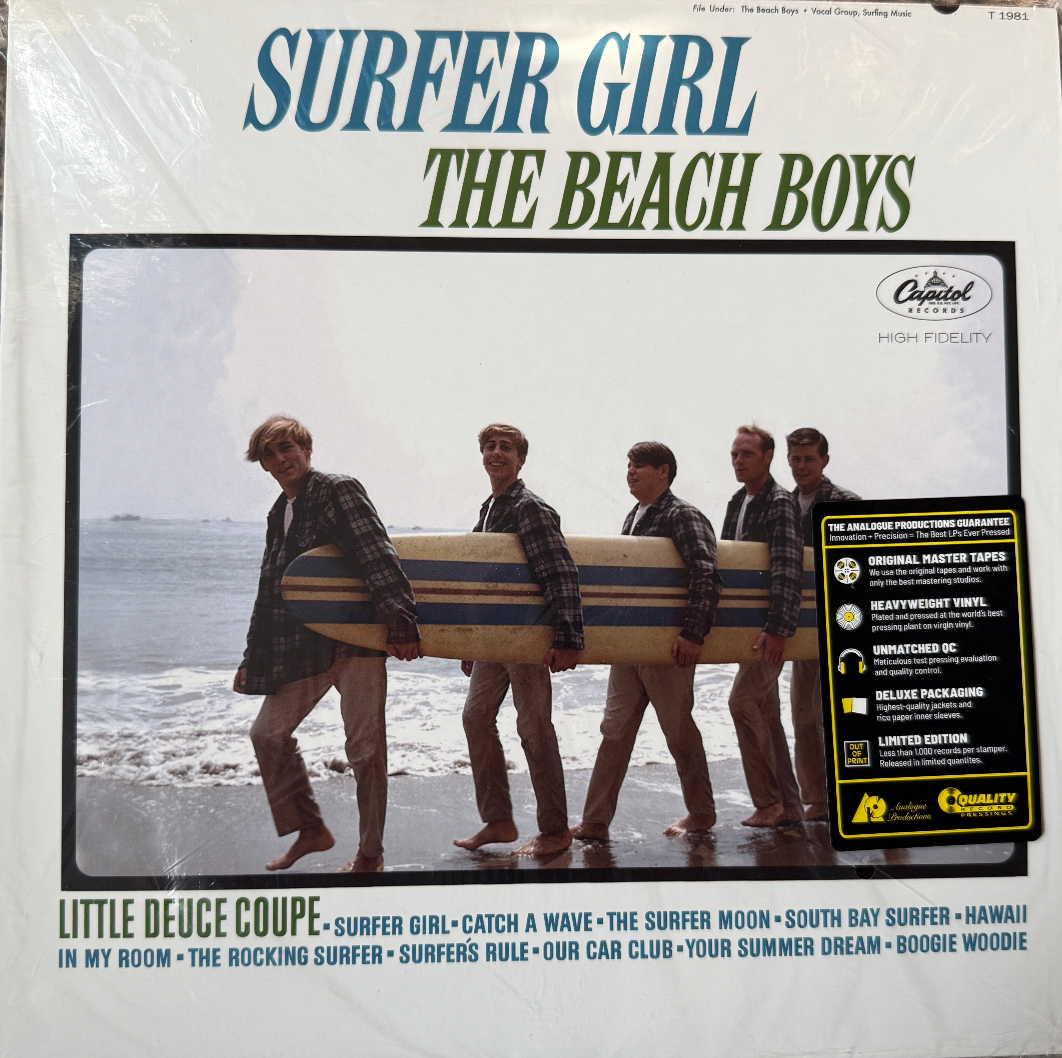 Beach Boys - Surfer Girl (Analogue Productions) Sealed – Hi-Fidelity