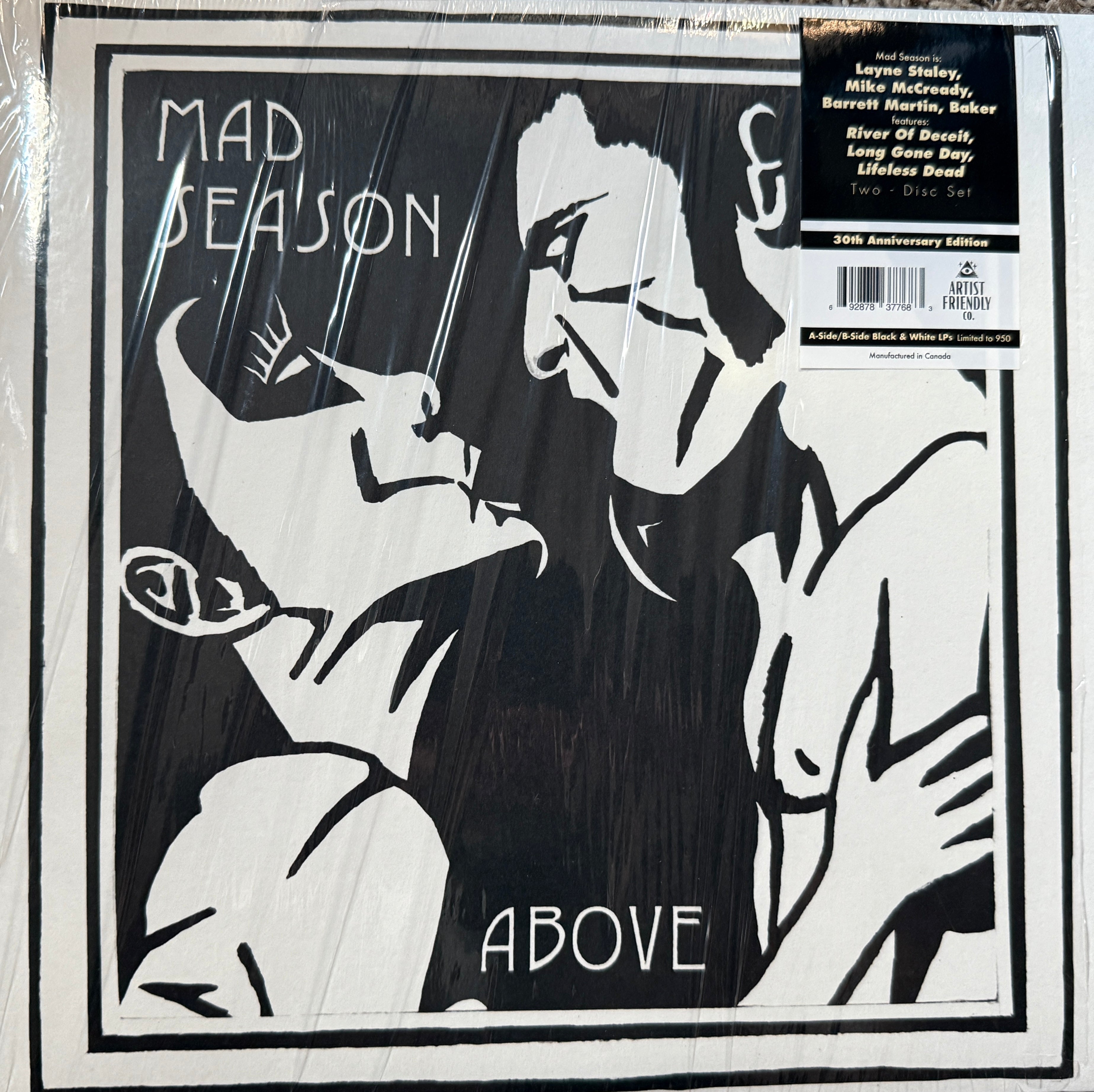 Mad Season - Above (30th Anniversary Black/White Vinyl Ltd Edition) Bl ...
